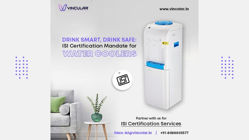 Self-Contained Drinking Water Cooler to be ISI Certified | Vincular