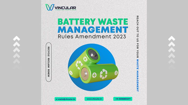 India Introduces Battery Waste Management Rules 2023