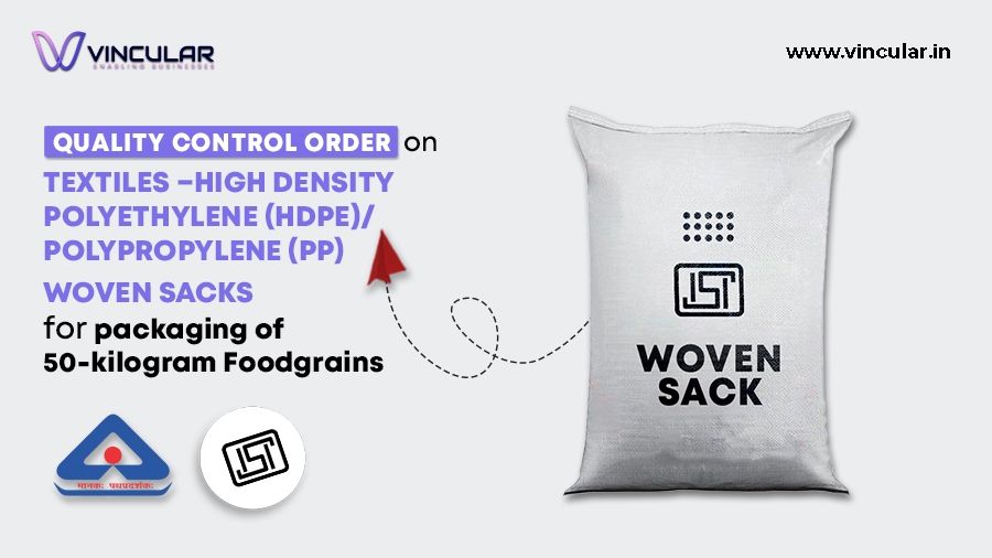 BIS-ISI for HDPE/PP Woven Sacks for Packaging 50kg Foodgrain
