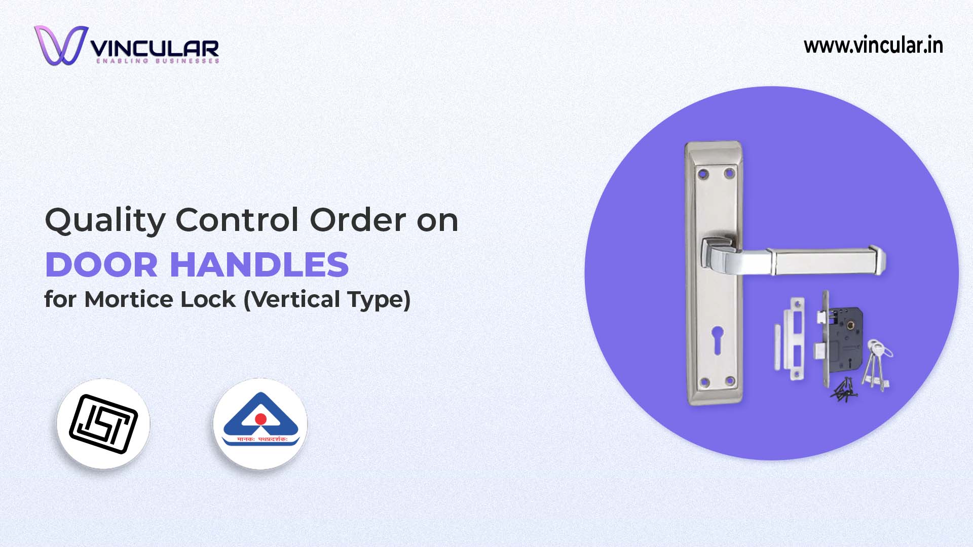 BIS-ISI for Door Handles for Mortice Lock (vertical) | Vincular