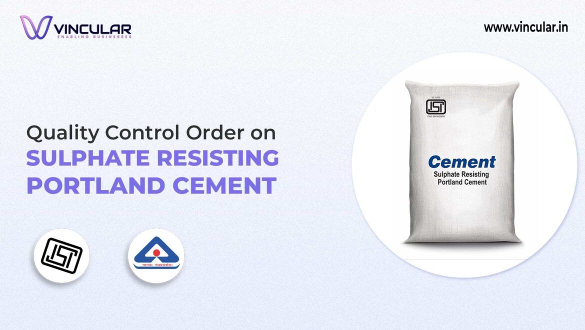 BIS-ISI Certificate for Sulphate Resisting Portland Cement